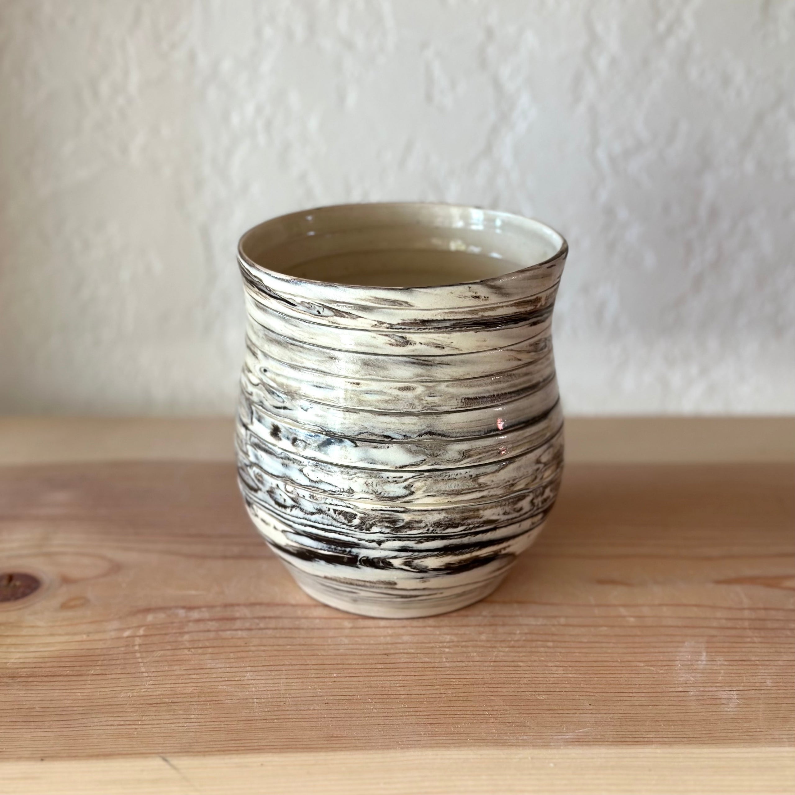 Marbled Porcelain Vase | Sarah Glass Ceramics
