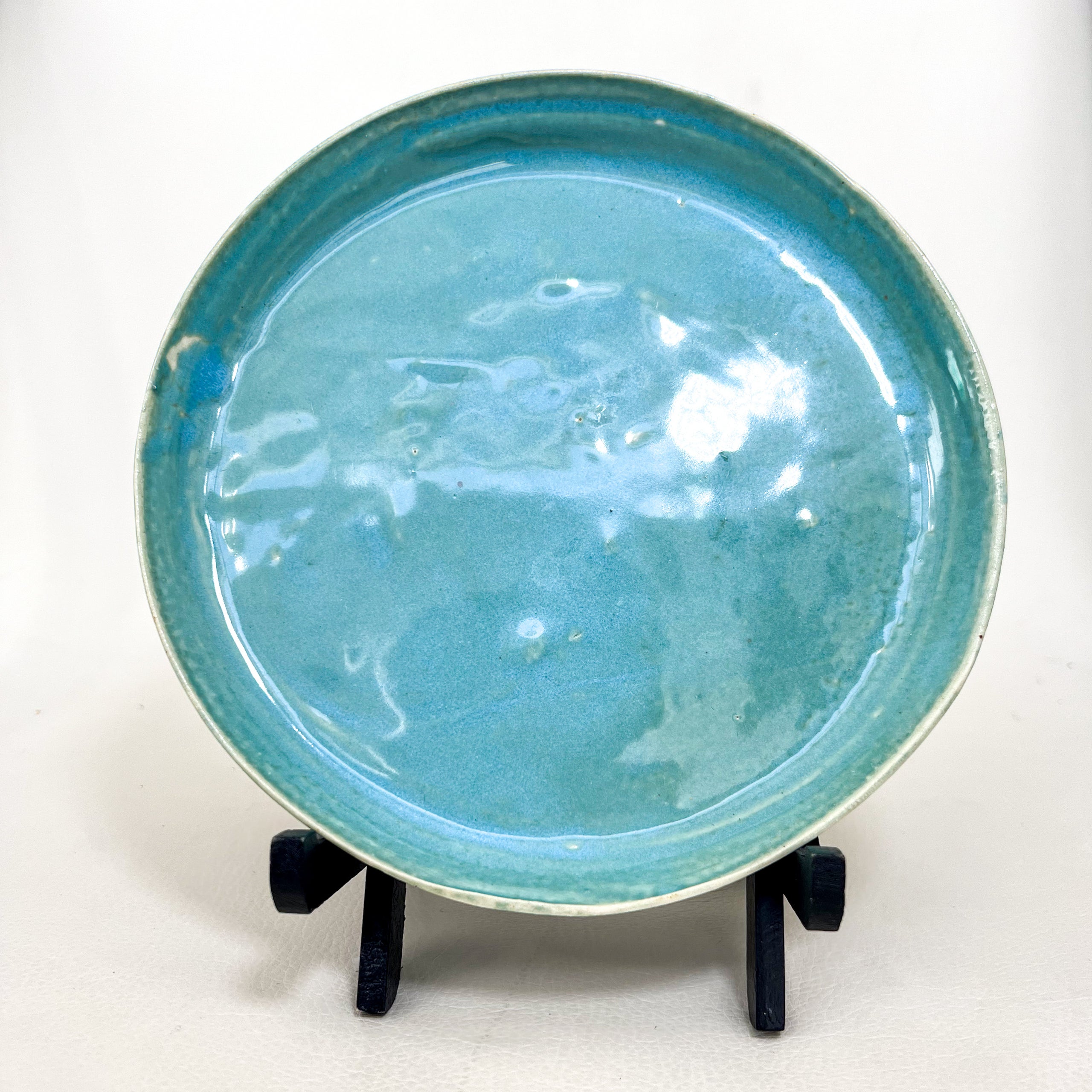 Tiffany Blue Appetizer Plate | Sarah Glass Ceramics
