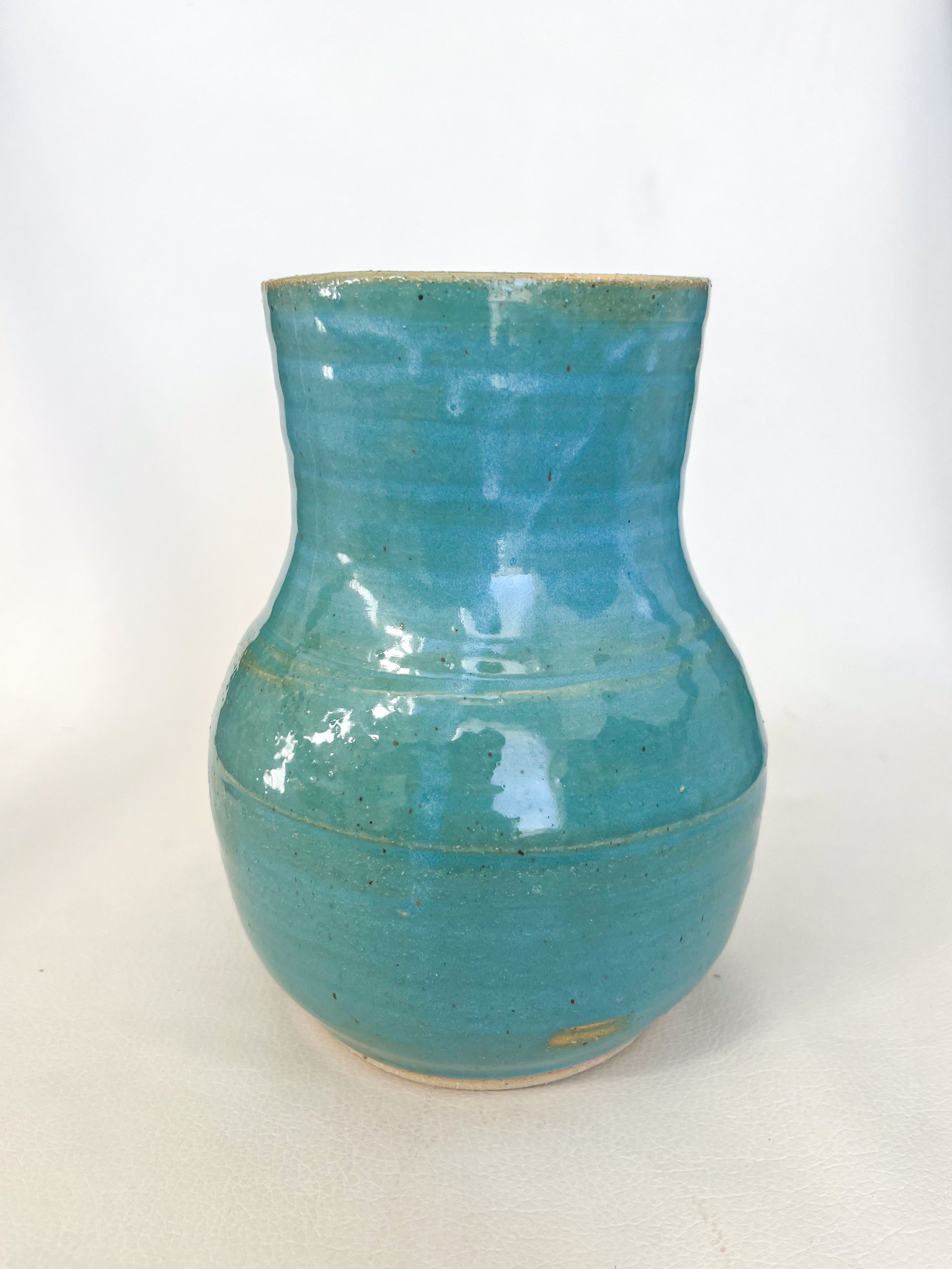 Handmade Turquoise Vase Sarah Glass Ceramics