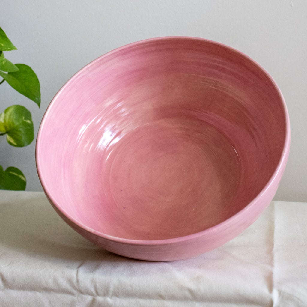 Large Pink Bowl | Sarah Glass Ceramics